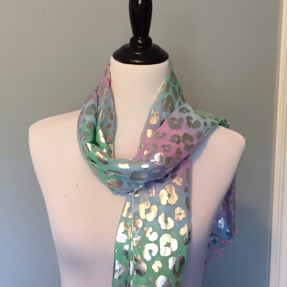 Justice | Accessories | Animal Print Ombr Scarf | Poshmark